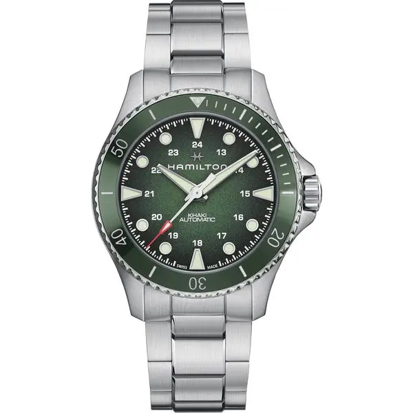 Hamilton Khaki Navy Scuba Automatic Bracelet Watch - Green