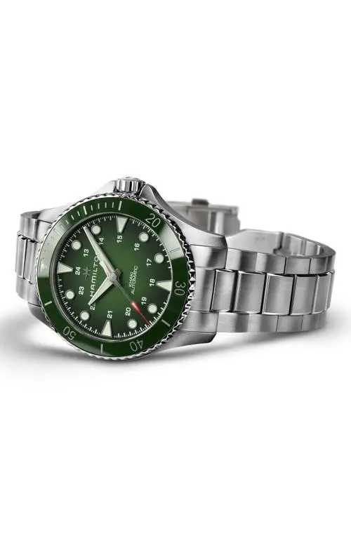 Hamilton Khaki Navy Scuba Automatic Bracelet Watch - Green