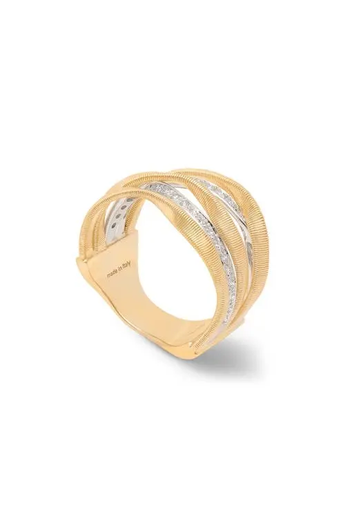 Marco Bicego Diamond And 18k Gold Ring - Yellow Gold/diamond