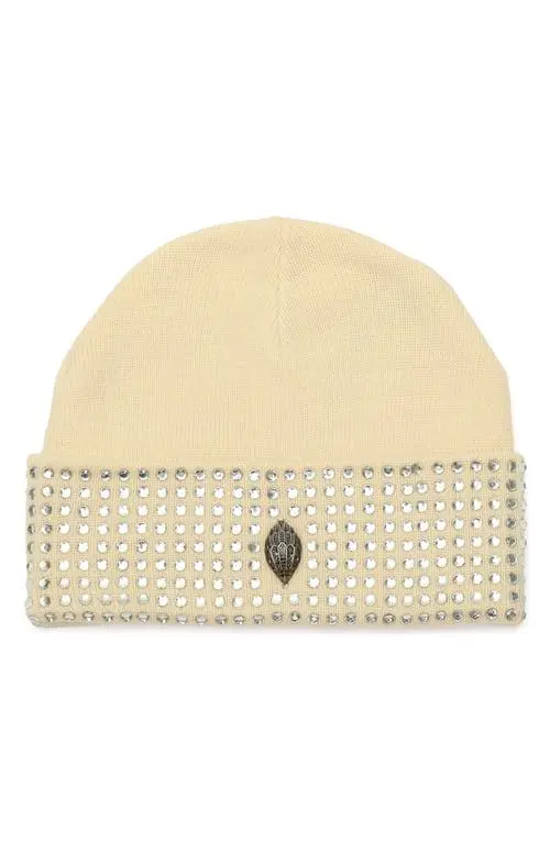 Kurt Geiger Crystal Beanie In Bone - 30% Off | Editorialist display picture 3