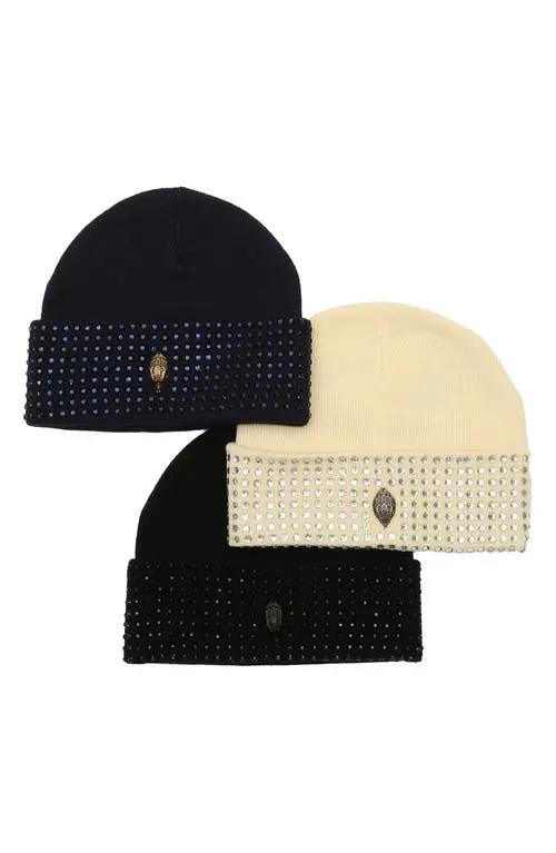 Kurt Geiger Crystal Beanie In Bone - 30% Off | Editorialist