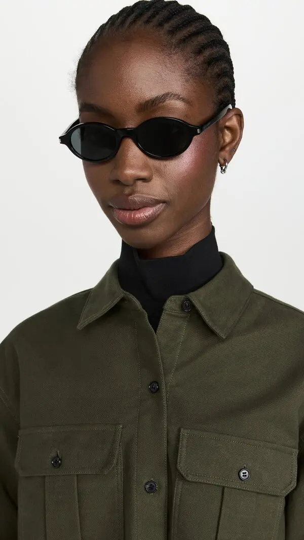 Saint Laurent Sl 751 Jeanne Sunglasses - Black-black-black