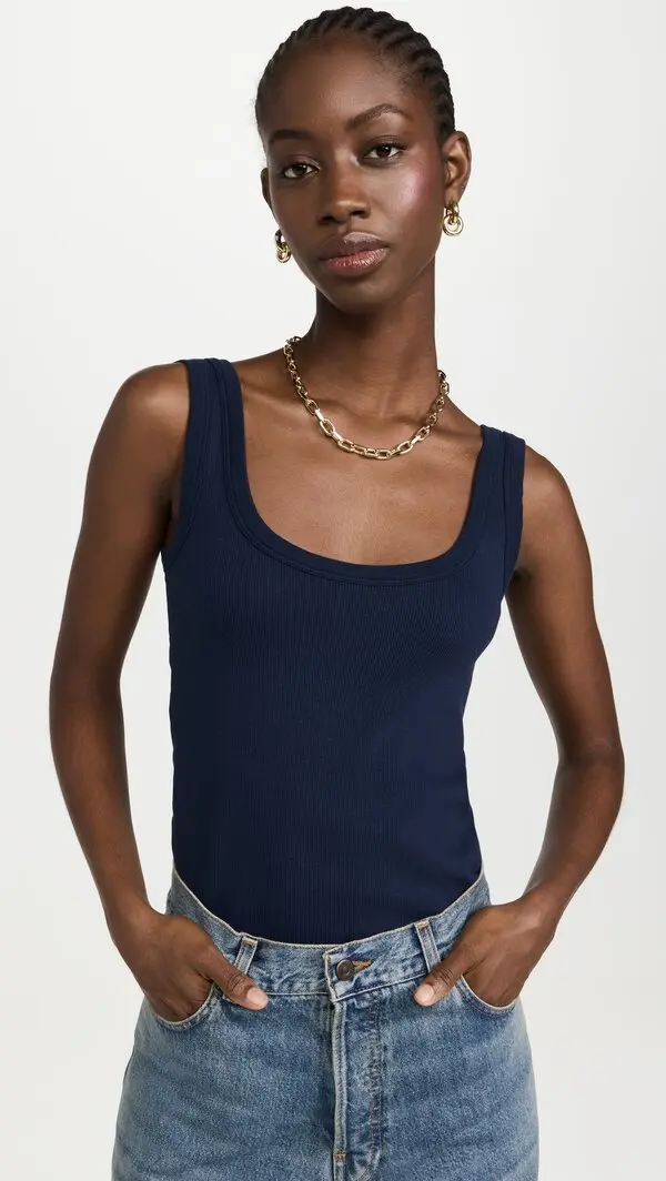 Sold Out NYC The Scoop It Up Tank - Navy