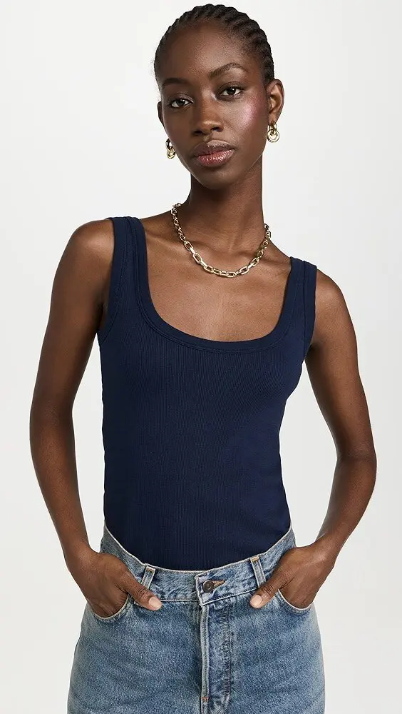 Sold Out NYC The Scoop It Up Tank - Navy
