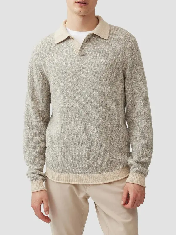 Rodd & Gunn Marlin Cotton-blend Polo Sweater
