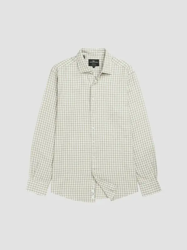 Rodd & Gunn Teddington Check Cotton-blend Button-front Shirt