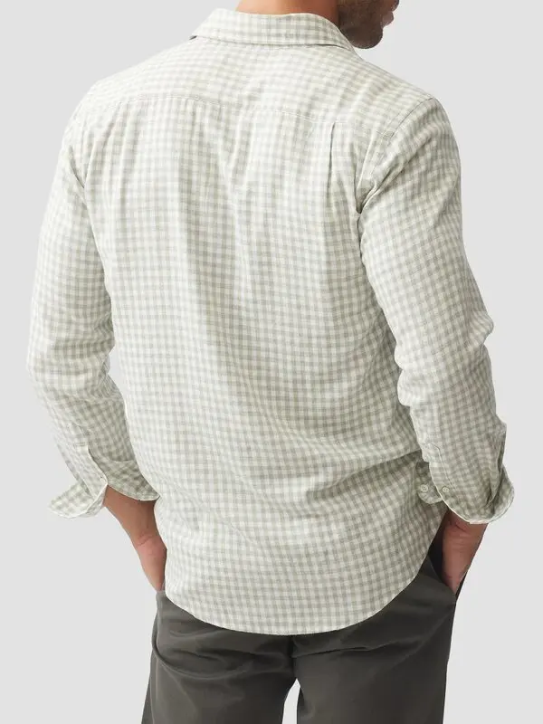 Rodd & Gunn Teddington Check Cotton-blend Button-front Shirt