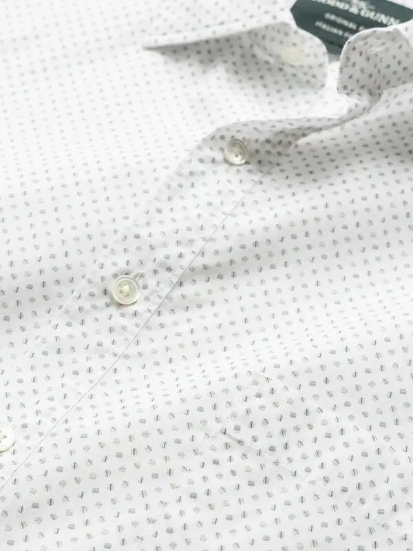 Rodd & Gunn Middle Peak Geometric Cotton Button-front Shirt
