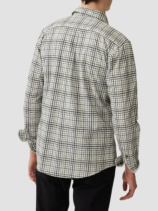 Rodd & Gunn Brookdale Check Cotton Button-front Shirt - Charcoal