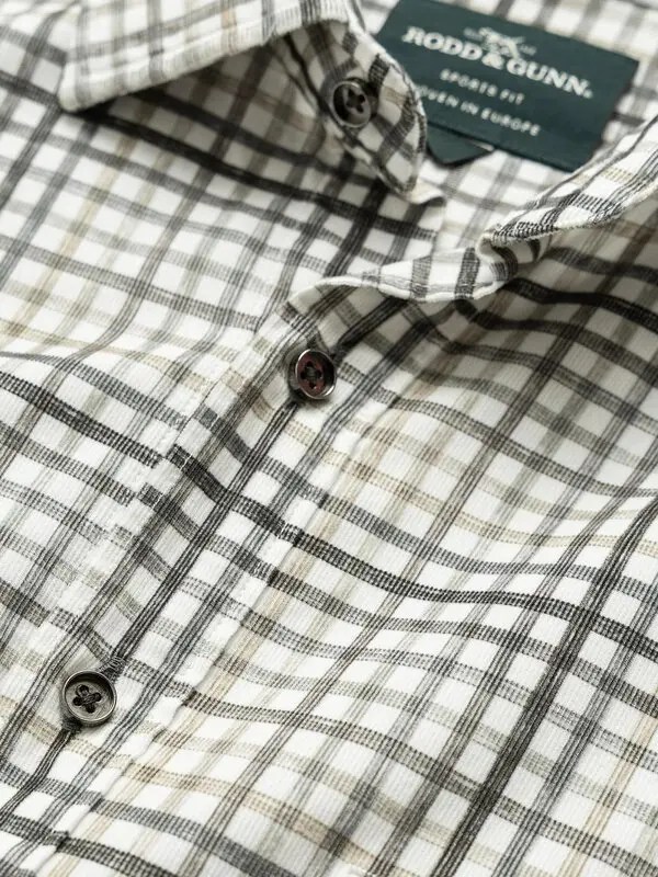Rodd & Gunn Brookdale Check Cotton Button-front Shirt - Charcoal
