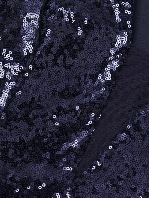 Shani Sequined Fit & Flare Midi-dress