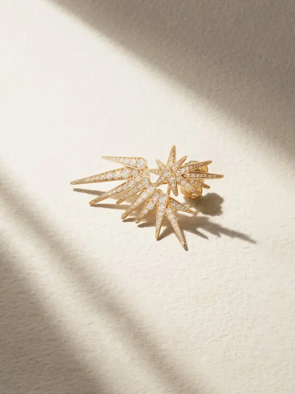 OLE LYNGGAARD COPENHAGEN Funky Shooting Stars 18-karat Diamond Single Earring - Gold