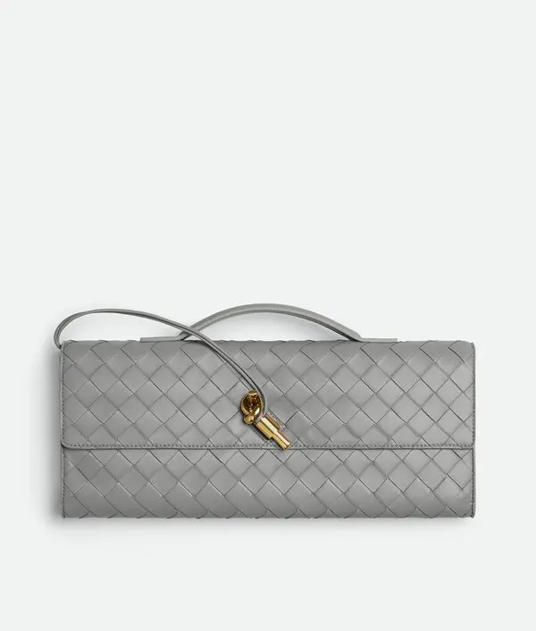Bottega Veneta Andiamo Clutch - Sterling