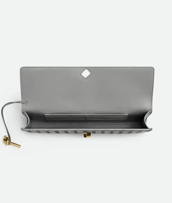 Bottega Veneta Andiamo Clutch - Sterling