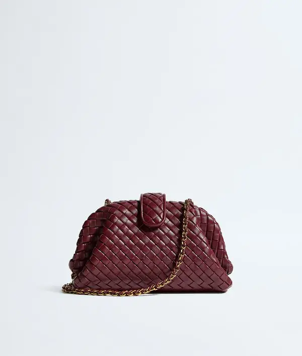 Bottega Veneta Small Lauren 1980 Clutch - Barolo