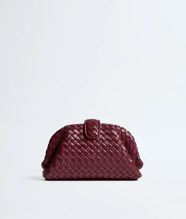 Bottega Veneta Small Lauren 1980 Clutch - Barolo