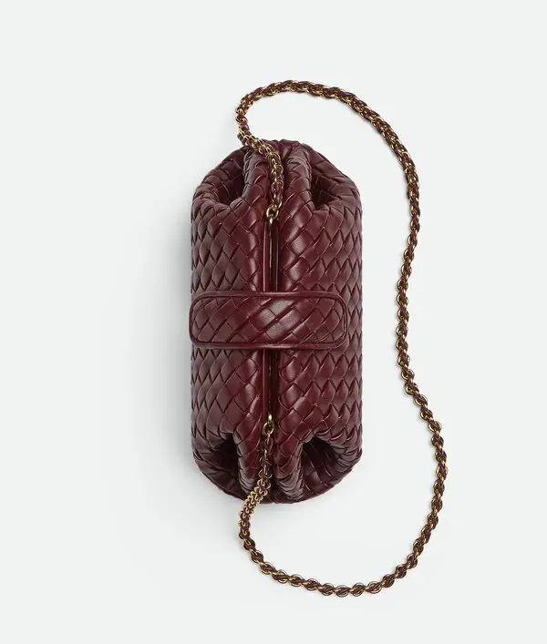 Bottega Veneta Small Lauren 1980 Clutch - Barolo