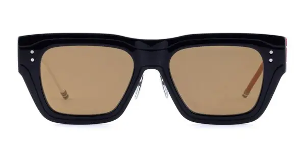 Thom Browne Rectangular Asian Fit Sunglasses - Blue