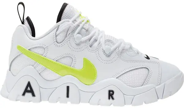 Nike Air Barrage Low Sneakers - White/black/volt