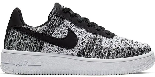 Nike Air Force 1 Flyknit 2.0 Sneakers - Black/whiteone-colorwhiteone-colorpure Platinum
