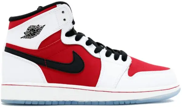 JORDAN 1 Retro High Top Sneakers - White/black/carmine