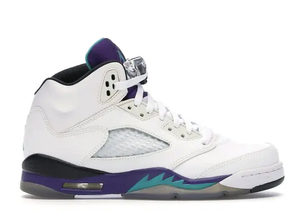 JORDAN 5 Retro - White/emerald/new