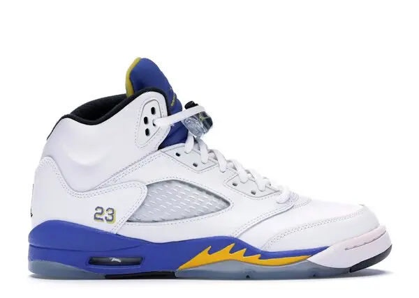 JORDAN 5 Retro Laney - White/varsity Mz/varsityy Royal