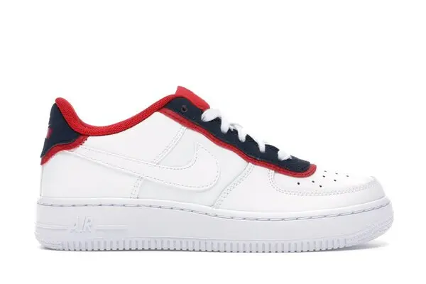 Nike Air Force 1 Low Double Layer Sneakers - White/obsidianone-coloruniversity Redone-colorwhite