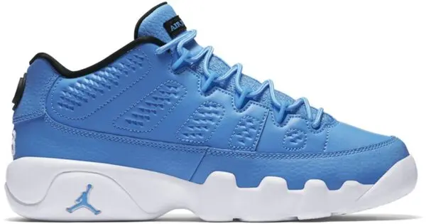 JORDAN 9 Retro Low Top Sneakers - University Blue/white/black