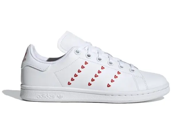 Adidas Stan Smith Sneakers - Cloud White/lush Red