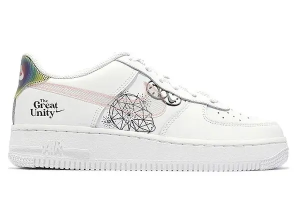 Nike Air Force 1 Low The Great Unity Sneakers - White/black