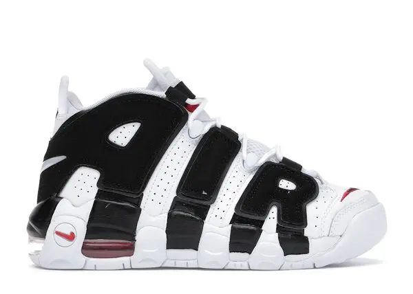 Nike More Uptempo Scottie Pippen Gs Sneakers - White/black/university Red