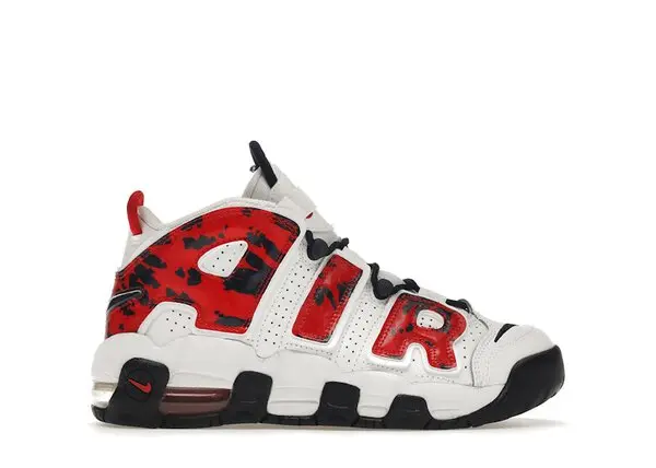 Nike Air More Uptempo Sneakers - White/university Red/blue Void