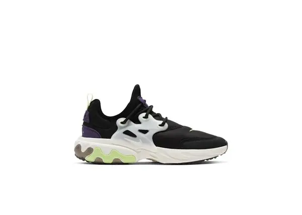 Nike React Presto Sneakers - Black/gravity Purple/sail
