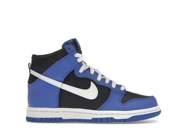 Nike Dunk High Sneakers - Obsidian/hyper Royal/white