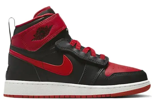 JORDAN 1 High Flyease Sneakers - Black/white/fire Red