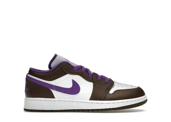 JORDAN 1 Low Purple Mocha - Palomino/wild Berry/white