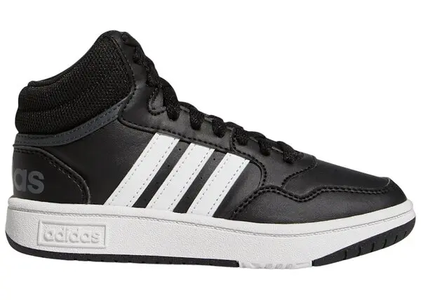 Adidas Hoops Mid Top Sneakers - Core Black/cloud White/grey Six