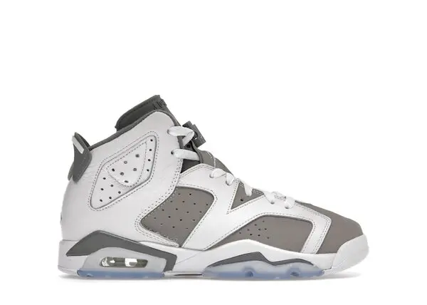 JORDAN 6 Retro Cool Grey Gs - White/medium Grey/cool Grey
