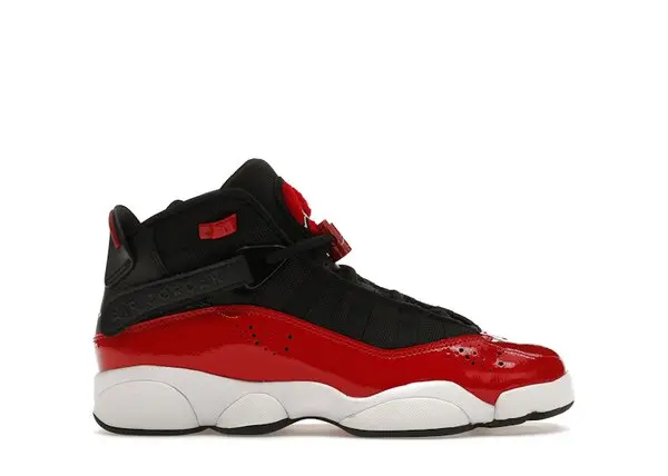 JORDAN 6 Rings Sneakers - Black/fitness Red/white