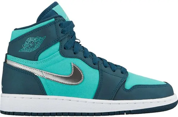 JORDAN 1 Retro High - Hyper Jade/metallic Silver/midnight Turquoise