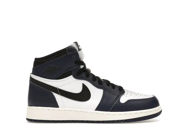 JORDAN 1 Retro High Og Sneakers - Midnight Navy Blue/black/white