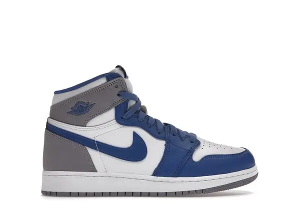 JORDAN 1 Retro High Og Sneakers - True Blue/white/cement Grey