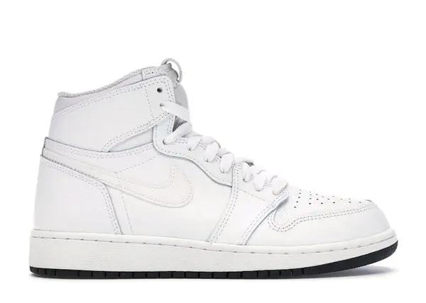 JORDAN 1 Retro High Perforated Sneakers - White/black