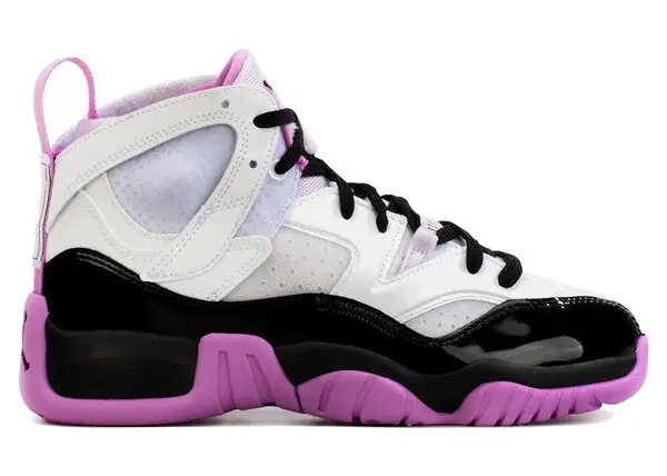 JORDAN Jumpman Two Trey Sneakers - White/barely Grape/rush Fuchsia