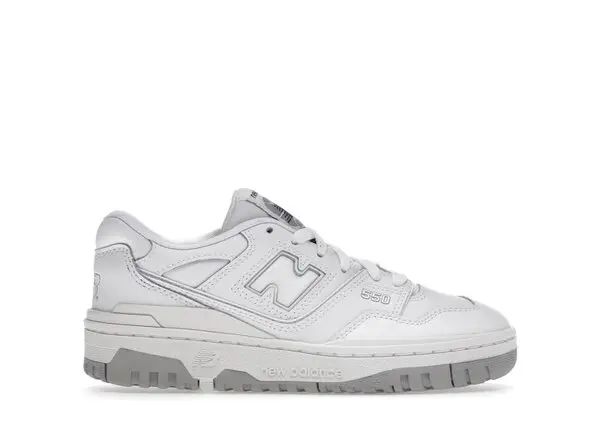 NEW BALANCE 550 White Grey Gs - White/grey
