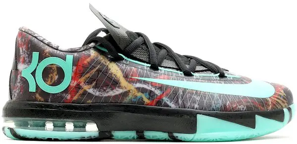 Nike Kd 6 Nola Gumbo League - Multi/color/green Glow