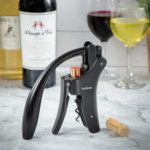 IVATION Manual Wine Bottle Opener