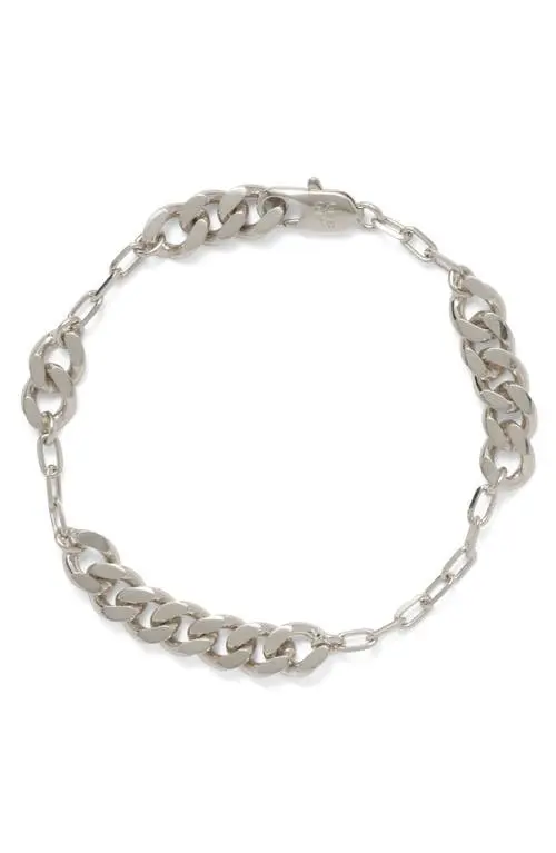 Lady Grey Trace Chain Bracelet - Silver