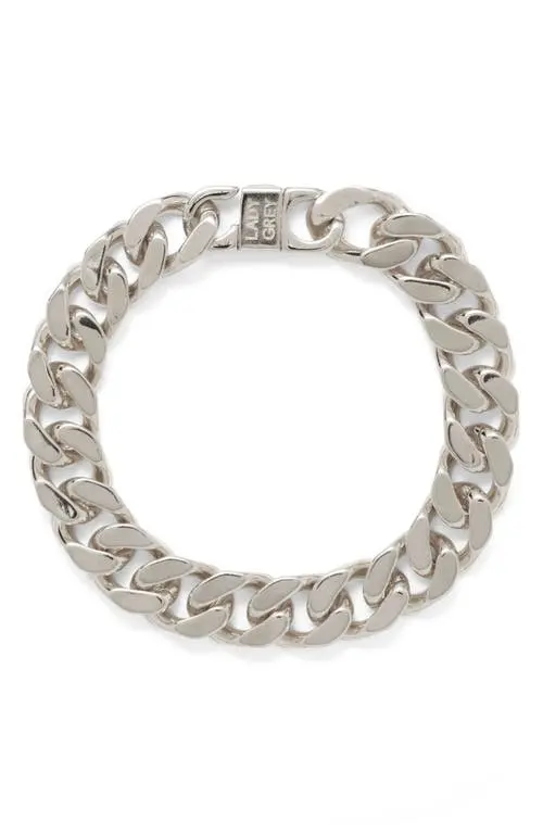 Lady Grey Extra-large Curb Chain Bracelet - Silver